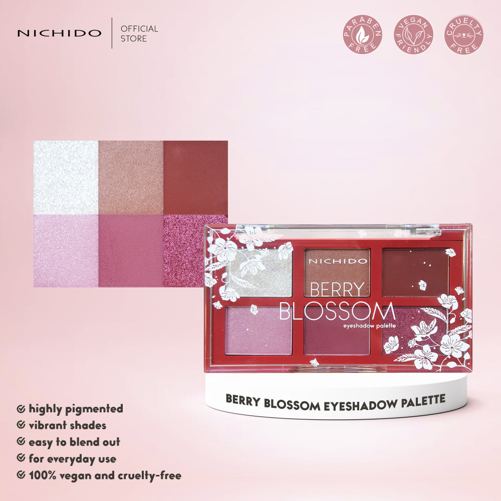 Berry Blossom Eyeshadow Palette – NICHIDO Cosmetics
