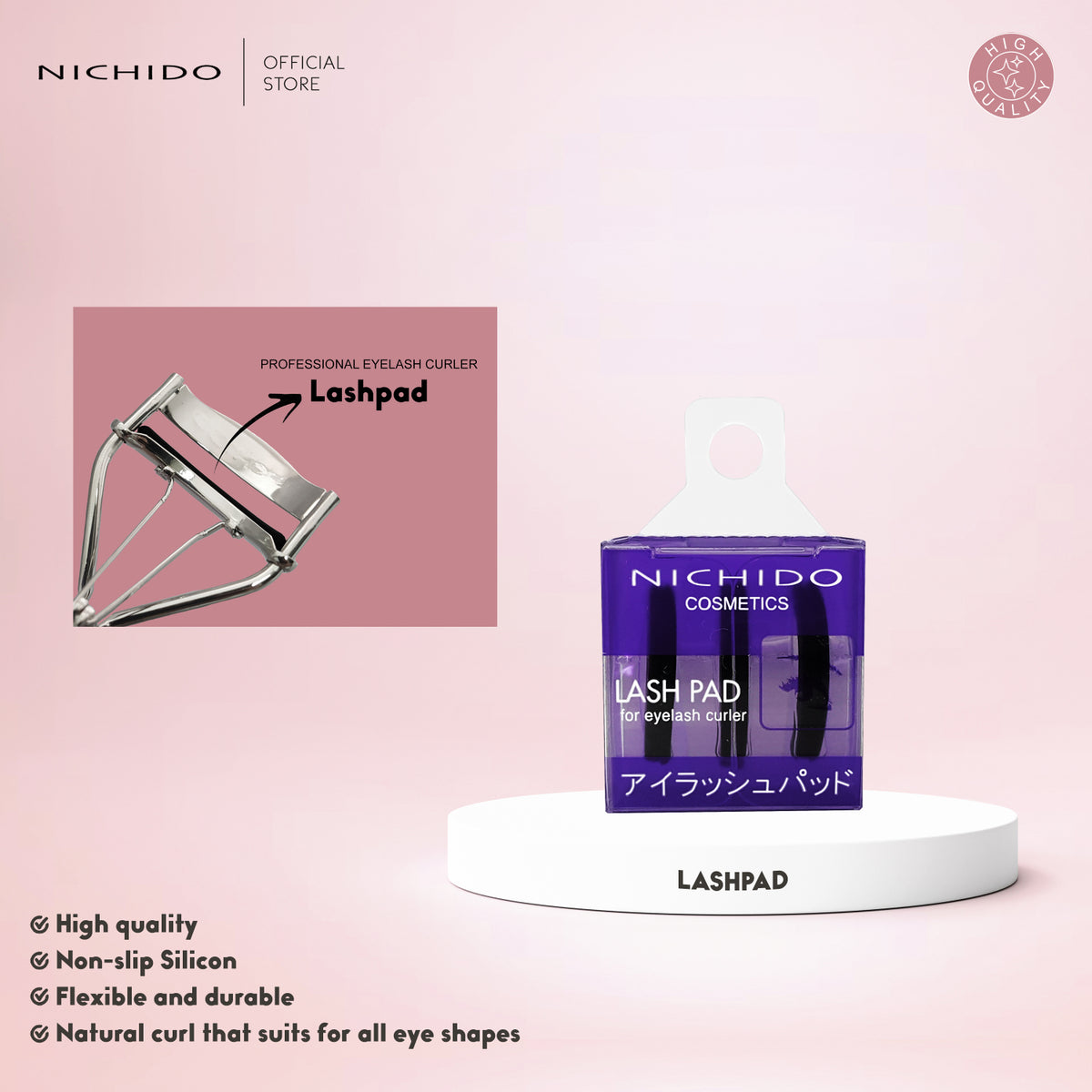 Professional Eyelash Curler - Lashpad refill – NICHIDO Cosmetics