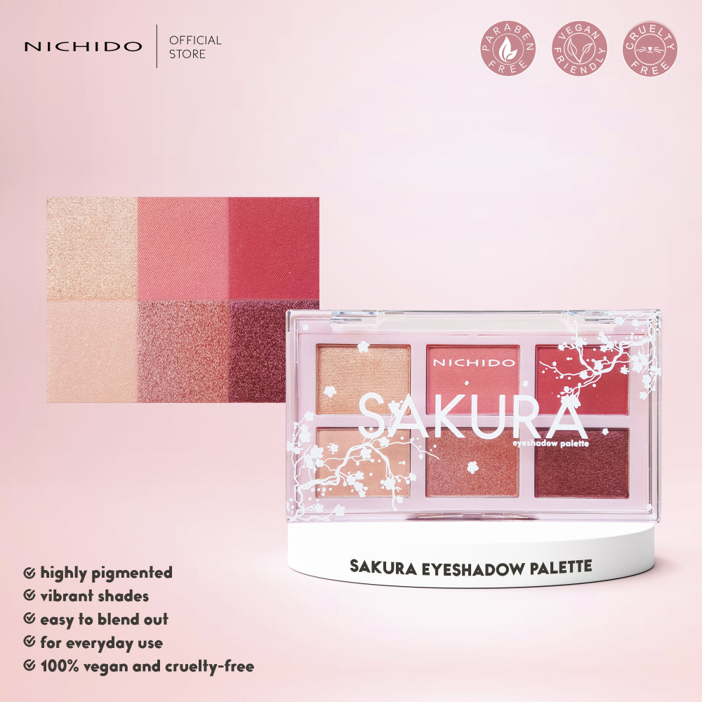 Sakura Eyeshadow Palette – NICHIDO Cosmetics