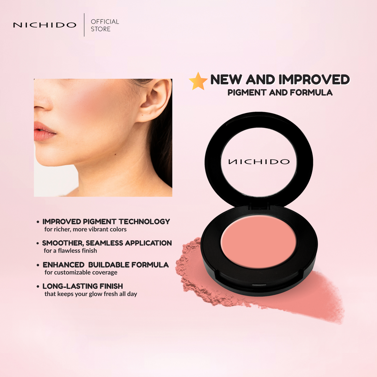 True Colors Powder Blush - New & Improved – NICHIDO Cosmetics